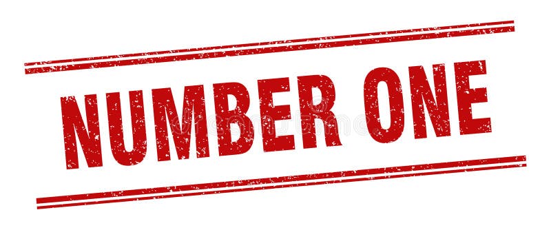 Number One Stamp. Number One Square Grunge Sign Stock Vector ...