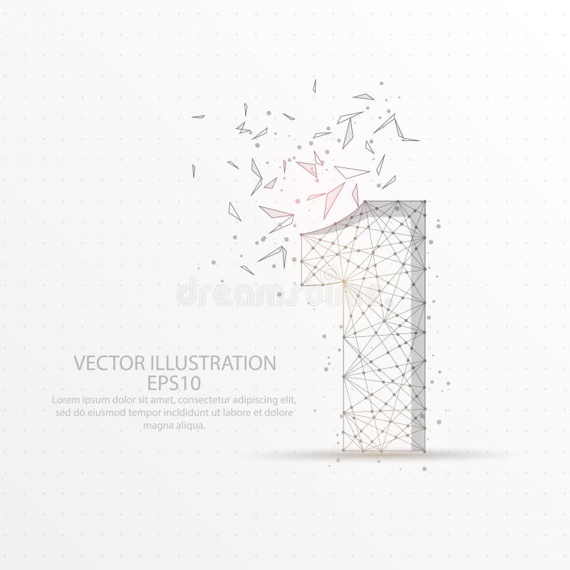 Number One Wire Frame Stock Illustrations – 76 Number One Wire Frame ...