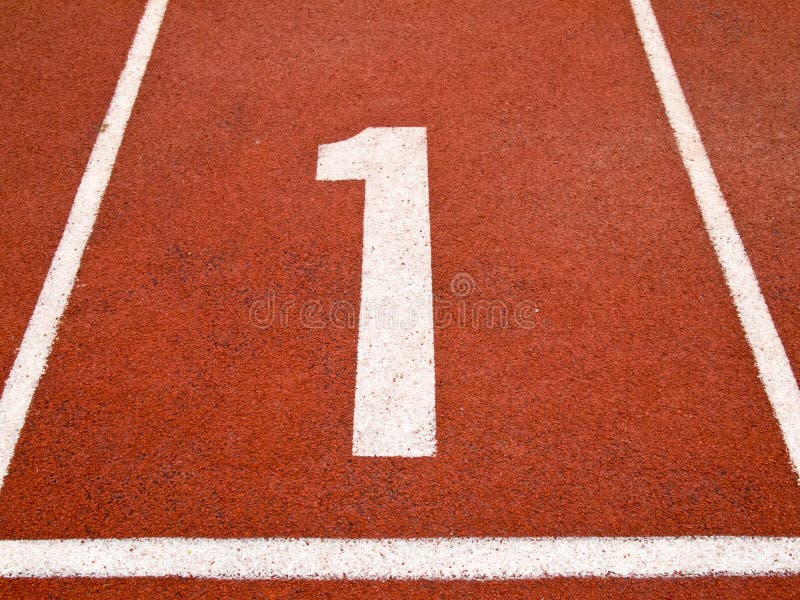 Number one on the start stock photo. Image of ground - 19948364