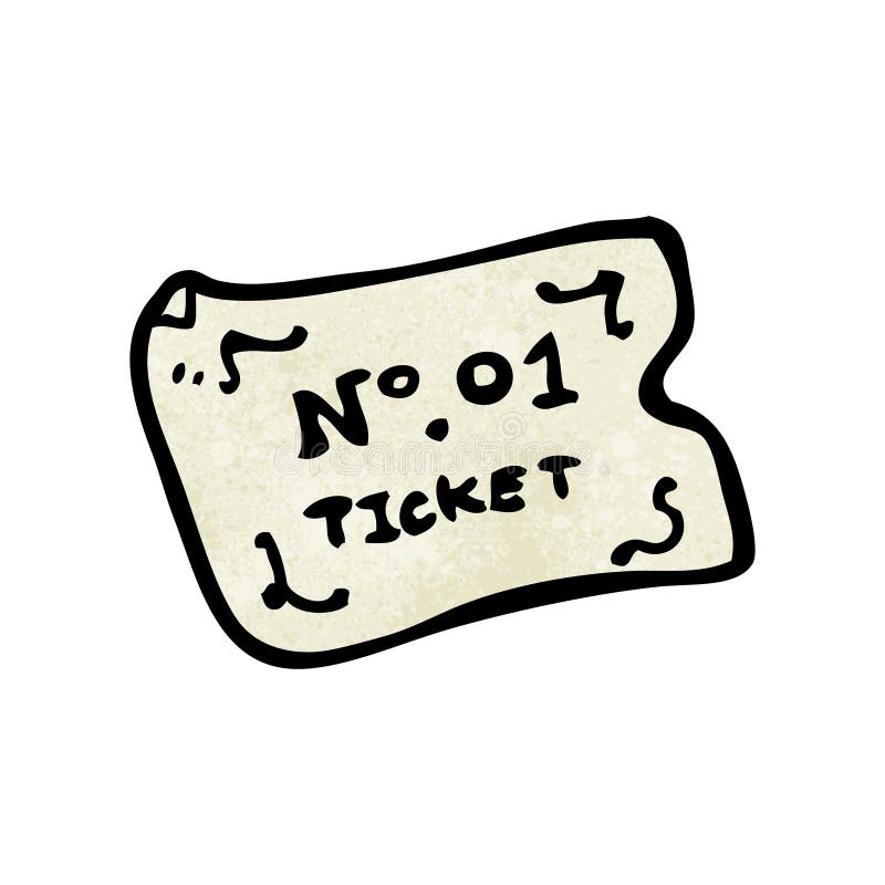 Number One Ticket Cartoon Stock Illustrations – 155 Number One Ticket ...