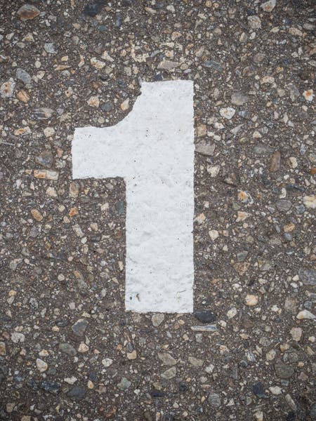 Number one stock image. Image of white, playground, symbol - 33508011