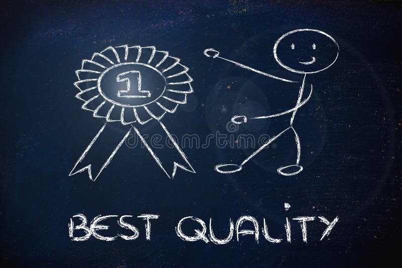 Number One, Winner in Best Quality Stock Image - Image of medallion ...