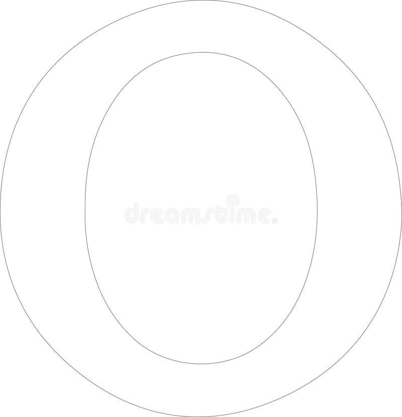 Number Outline Silhouette Generative Ai Stock Vector - Illustration of ...