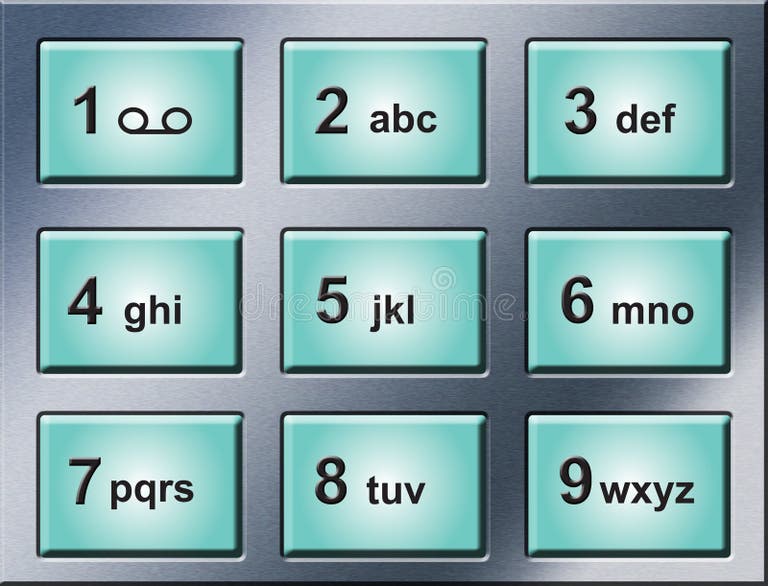 Number Pad Phone Stock Illustrations – 735 Number Pad Phone Stock ...