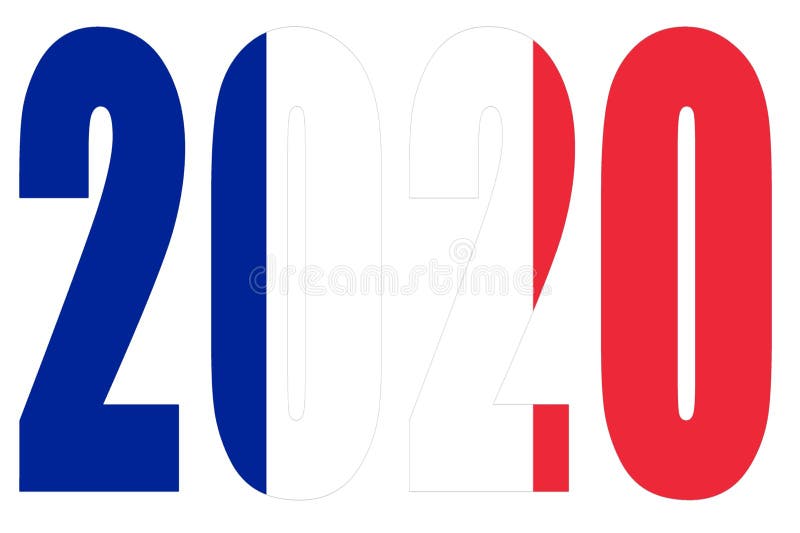 2020 Number Paper Art Text Design. Holiday Illustration Stock ...