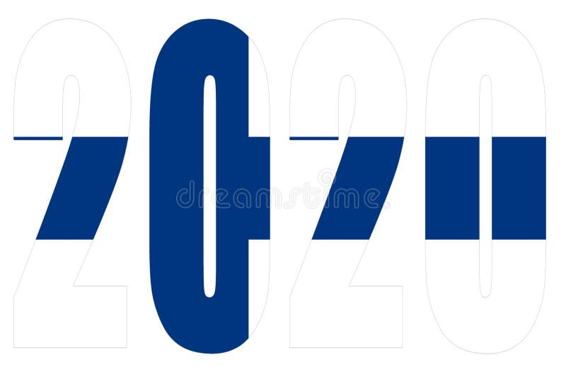 2020 Number Paper Art Text Design. Holiday Illustration Stock ...