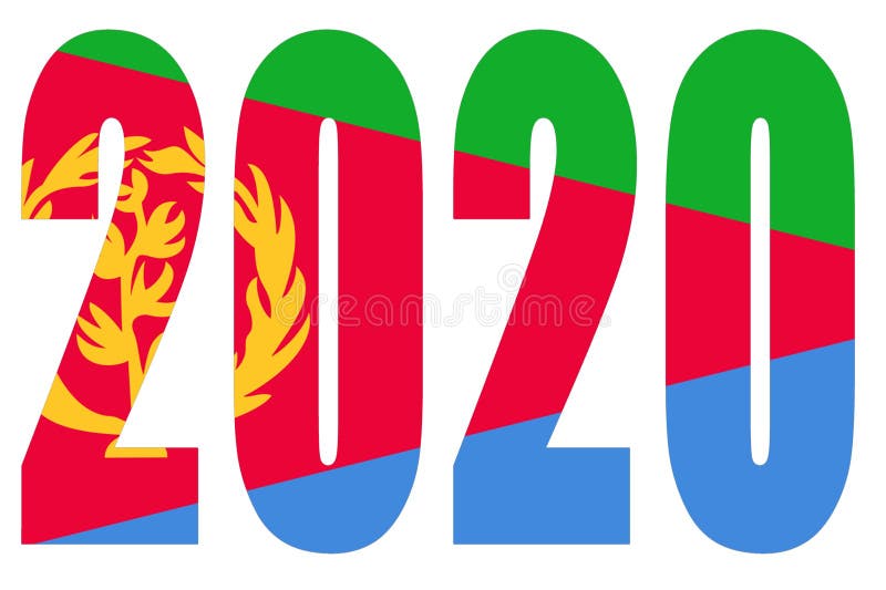 2020 Number Paper Art Text Design. Holiday Illustration Stock ...