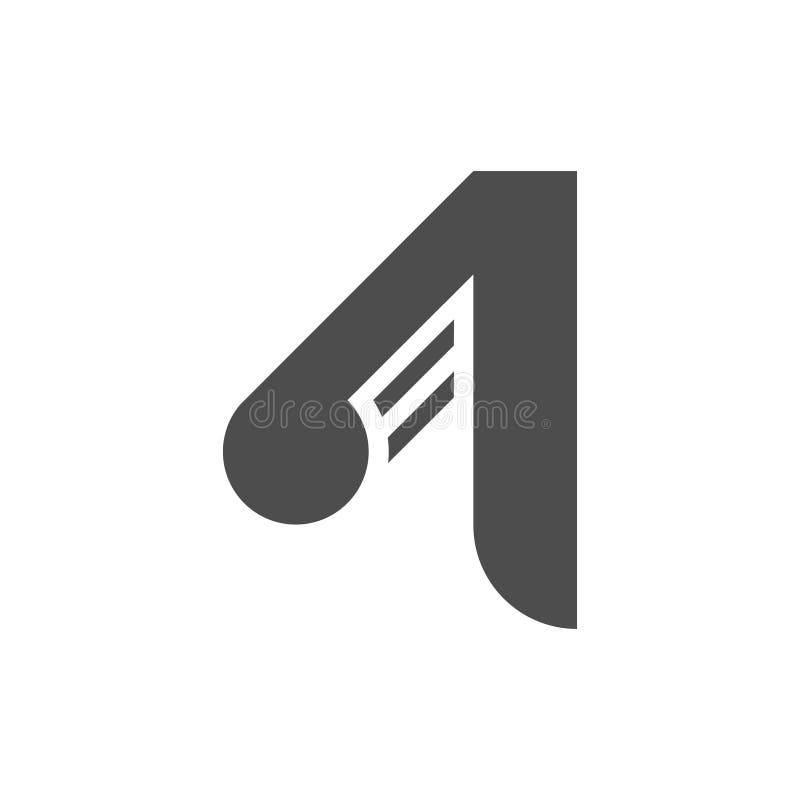 Number 4 Paper Creative Logo Stock Vector - Illustration of identity ...