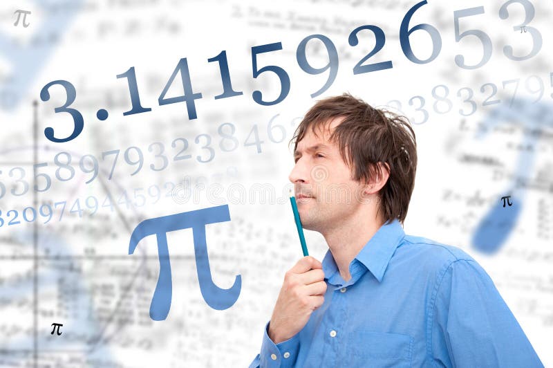 Number Pi stock image. Image of gaffe, draw, mathematical - 19623091