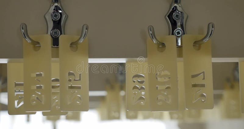 Number Plates in the Locker Room Stock Photo - Image of lockerroom ...