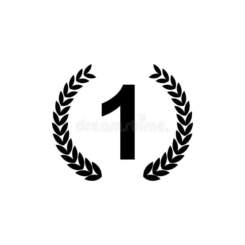 First Position Badge. Vector Illustration Decorative Design Stock ...