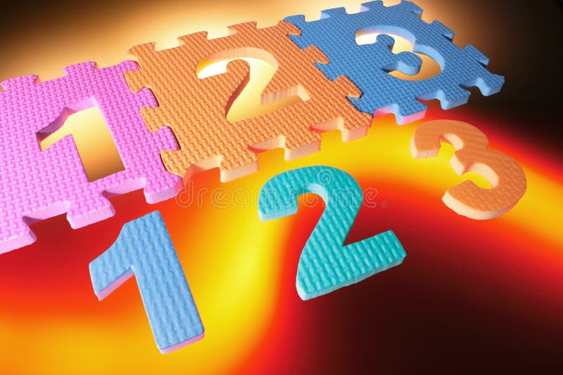 Number Puzzles stock image. Image of joining, preschool - 22208249