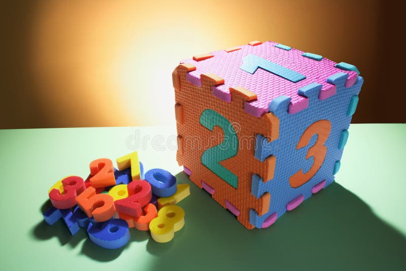 Number Puzzles stock photo. Image of learn, challenge - 22208346