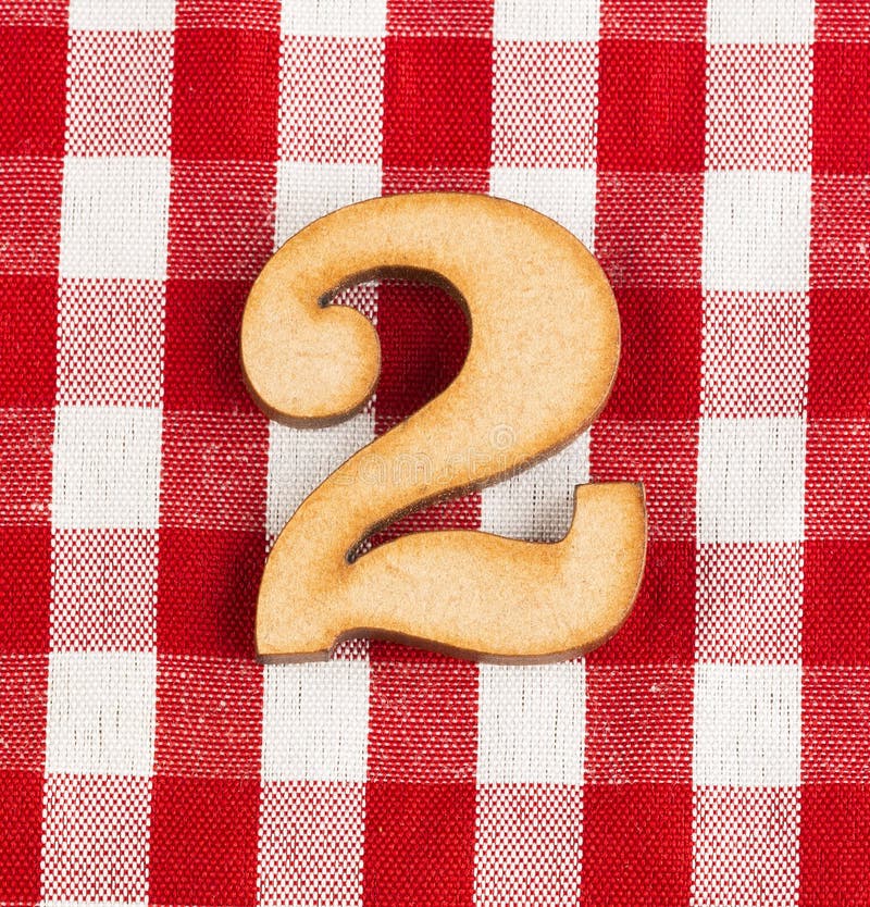 Number 2 - Texture of a Red and White Checkered Picnic Blanket Stock ...