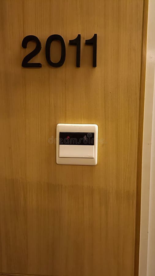 The Number Room Hotel with Notification Dnd Stock Image - Image of ...