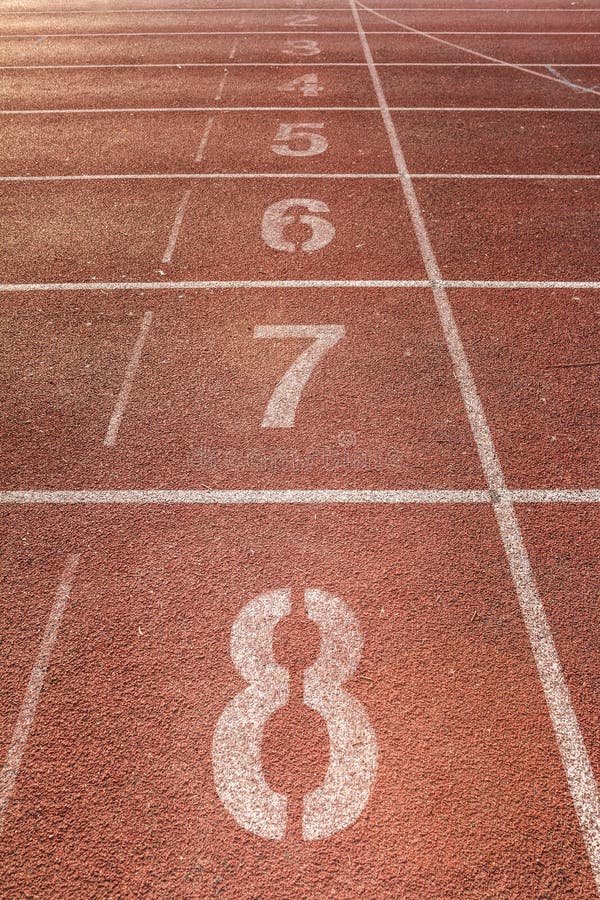 Number on running track stock image. Image of exercise - 39646369