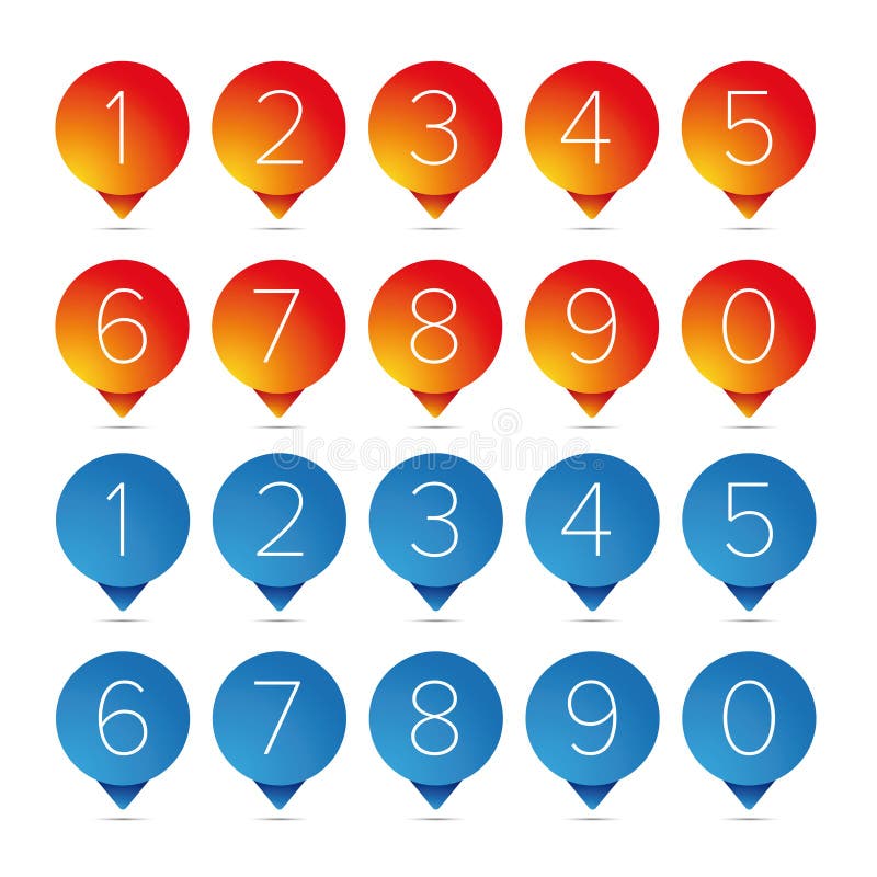 Number set pointer button stock vector. Illustration of seven - 101893808 Number set pointer button stock vector. Illustration of seven - 101893808