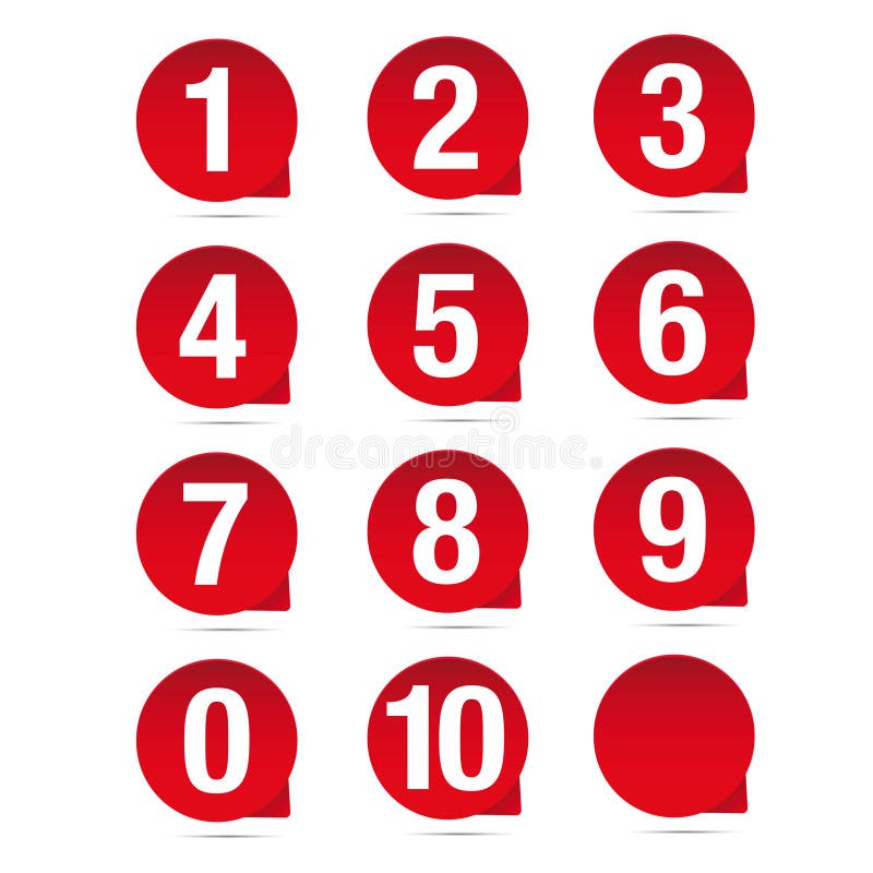 Red Numeral Stock Illustrations – 8,701 Red Numeral Stock Illustrations ...