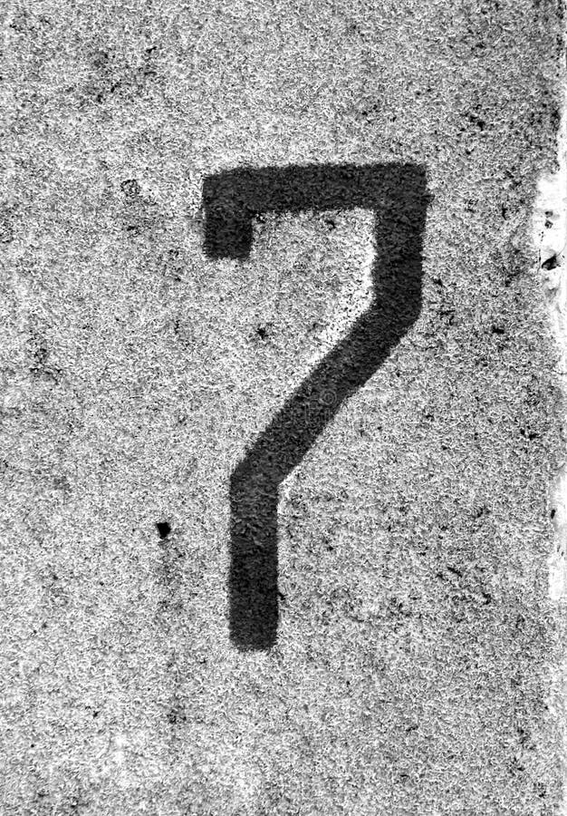 Number Seven Grey Cement Wall Stock Photos - Free & Royalty-Free Stock ...