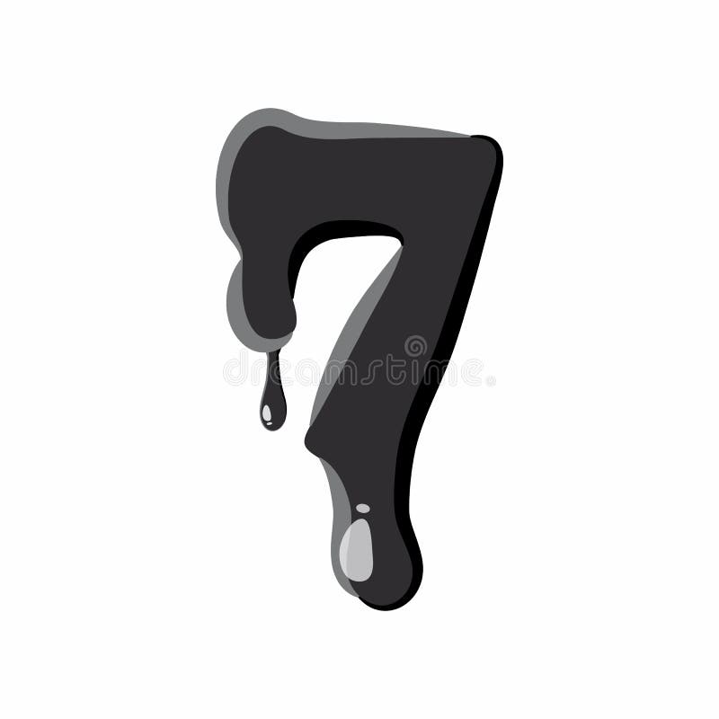 Seven liquid chocolates stock vector. Illustration of calorie - 214653182