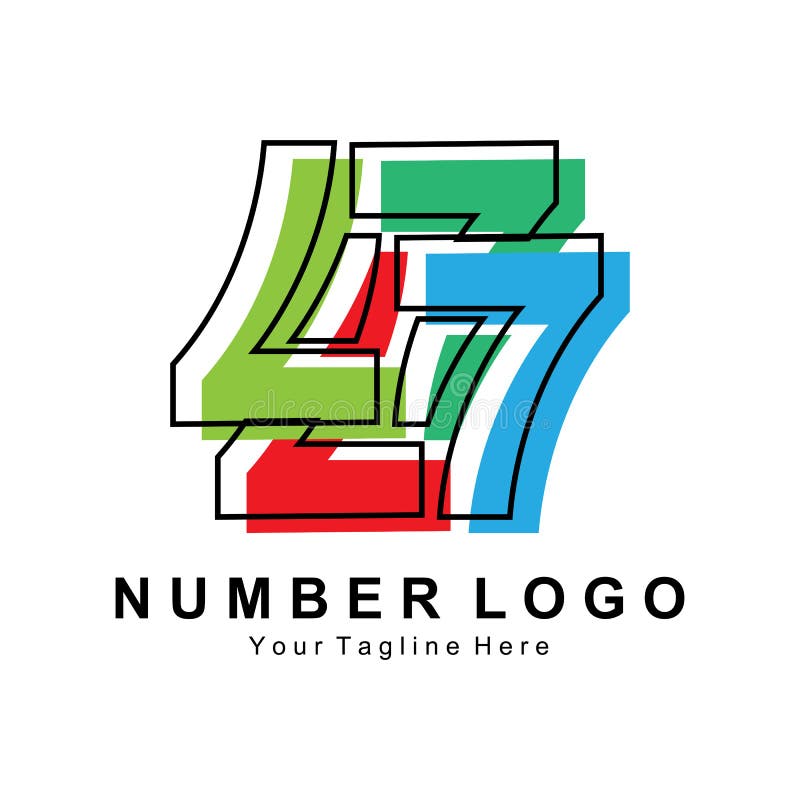 Number 7 Seven Logo Design Premium Icon Vector Illustration for Company ... Number 7 Seven Logo Design Premium Icon Vector Illustration for Company ...