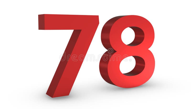 Seventy Eight Years Anniversary Golden. Anniversary Template Design For ...