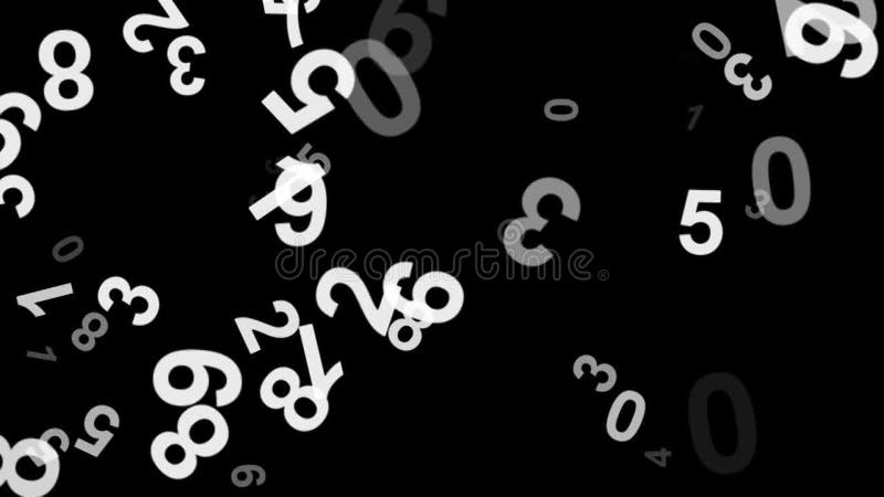 Number Shape Digital CG Particle Motion Graphics Stock Footage - Video ...