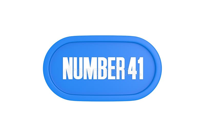 41 Number Stock Illustrations – 722 41 Number Stock Illustrations ...