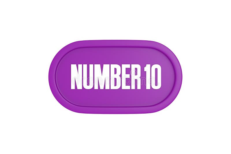 Purple Number 10 Stock Illustrations – 658 Purple Number 10 Stock ...
