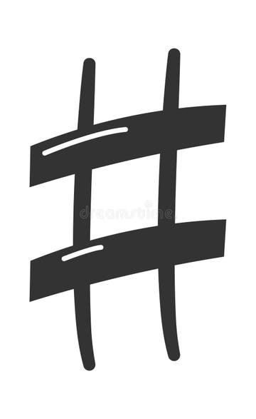 Number Sign Symbol stock vector. Illustration of graphic - 275426114
