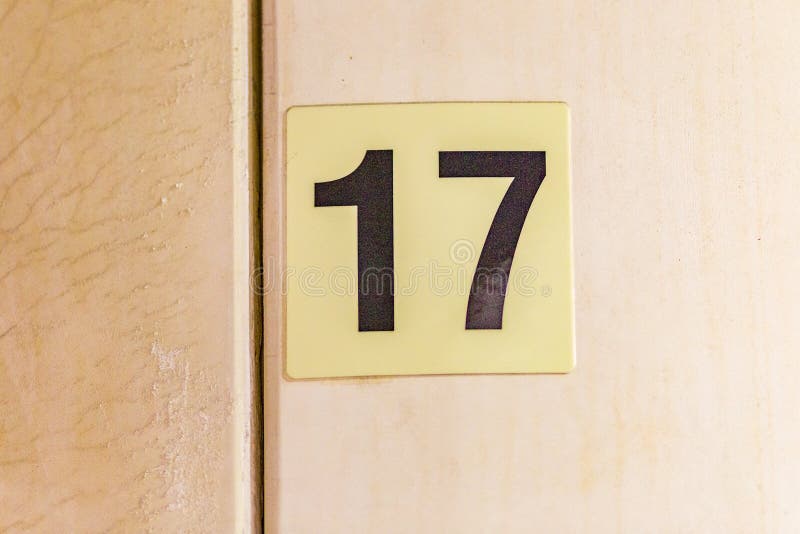 Number 17 stock photo. Image of weathered, number, symbol - 72141844