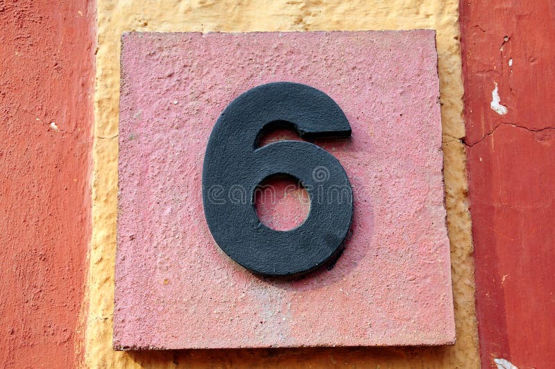 Number six stock photo. Image of closeup, background - 14891732