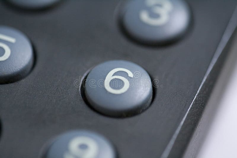 Number six button stock image. Image of buttons, button - 5282399