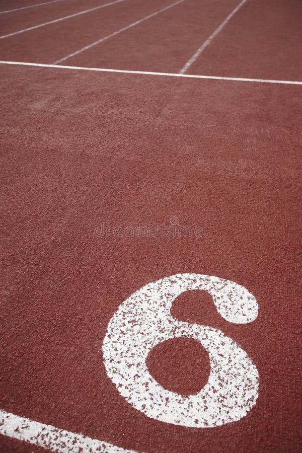 Number Six Signpost Athletic Running Track Stock Photos - Free ...