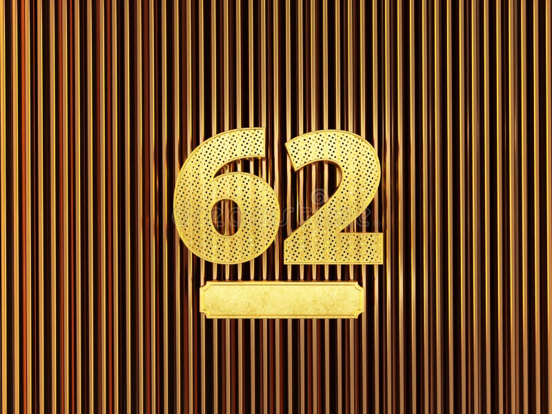 62 Gold Numbers Stock Illustrations – 32 62 Gold Numbers Stock ...