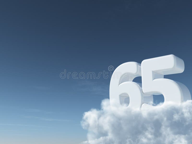 Number in the sky stock illustration. Illustration of anniversary ...