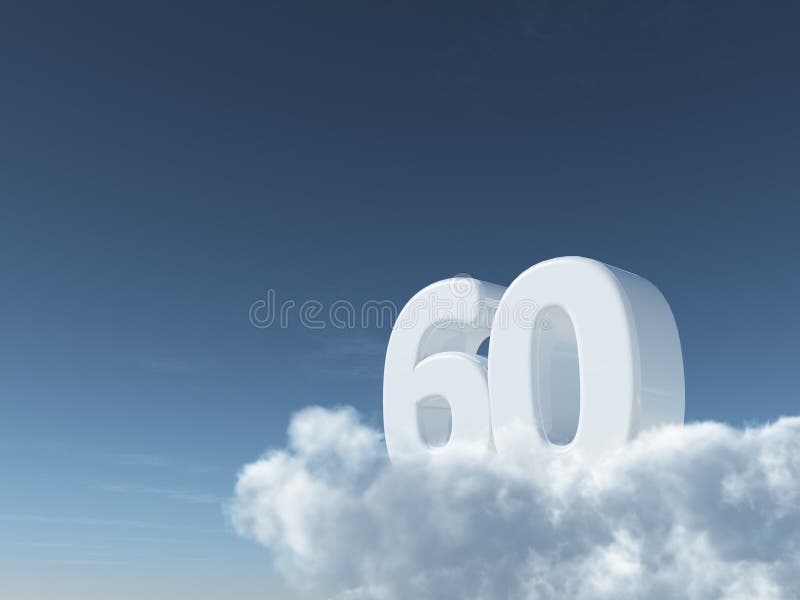 Number in the sky stock illustration. Illustration of prize - 105892921