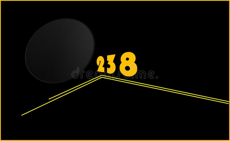 The Number 238 on a Solid Background. Illustration and Background Stock ...