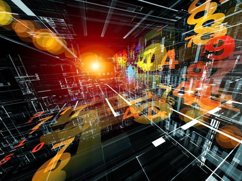 Number Space stock illustration. Illustration of code - 21324797