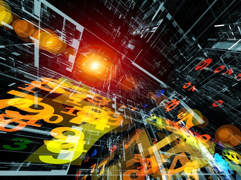Number Space stock illustration. Illustration of motion - 22123553
