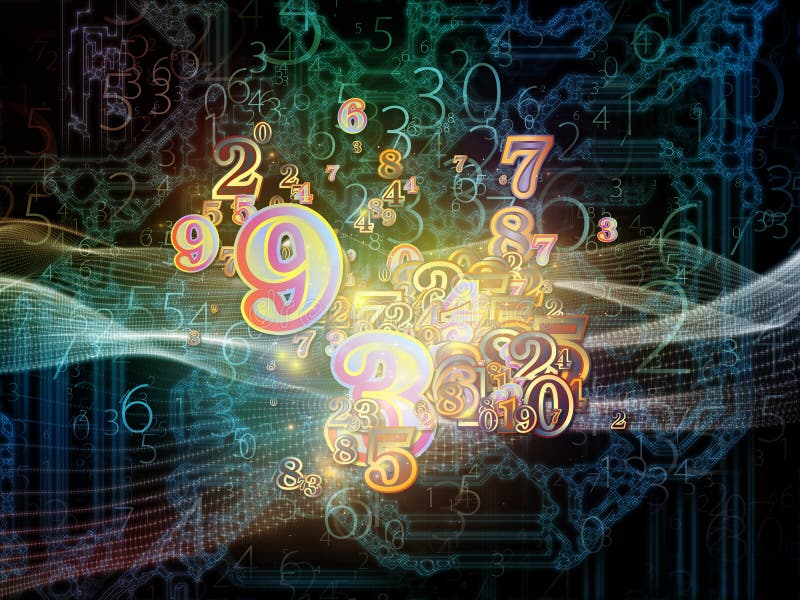 Number Space stock illustration. Illustration of count - 163507451