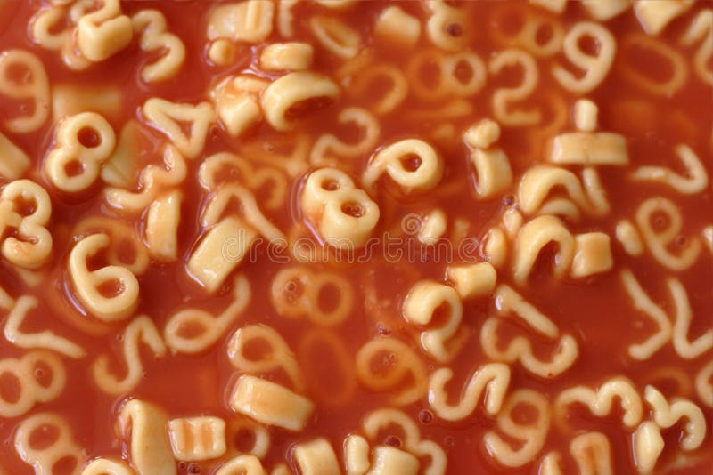 Number spaghetti stock photo. Image of kitchen, mathematics - 1354096