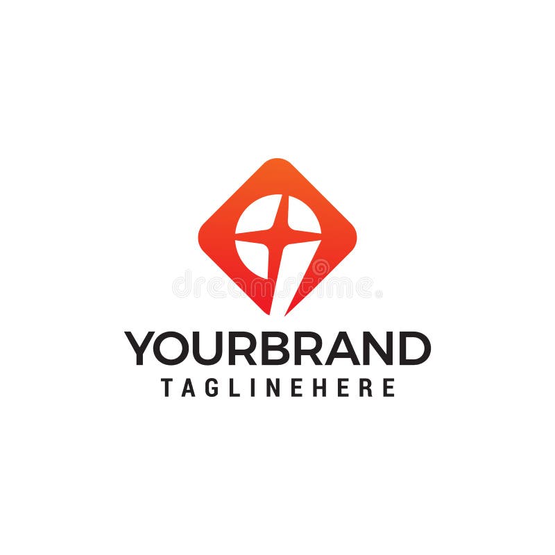 Number 9 Star Logo Design Concept Template Stock Vector - Illustration ...