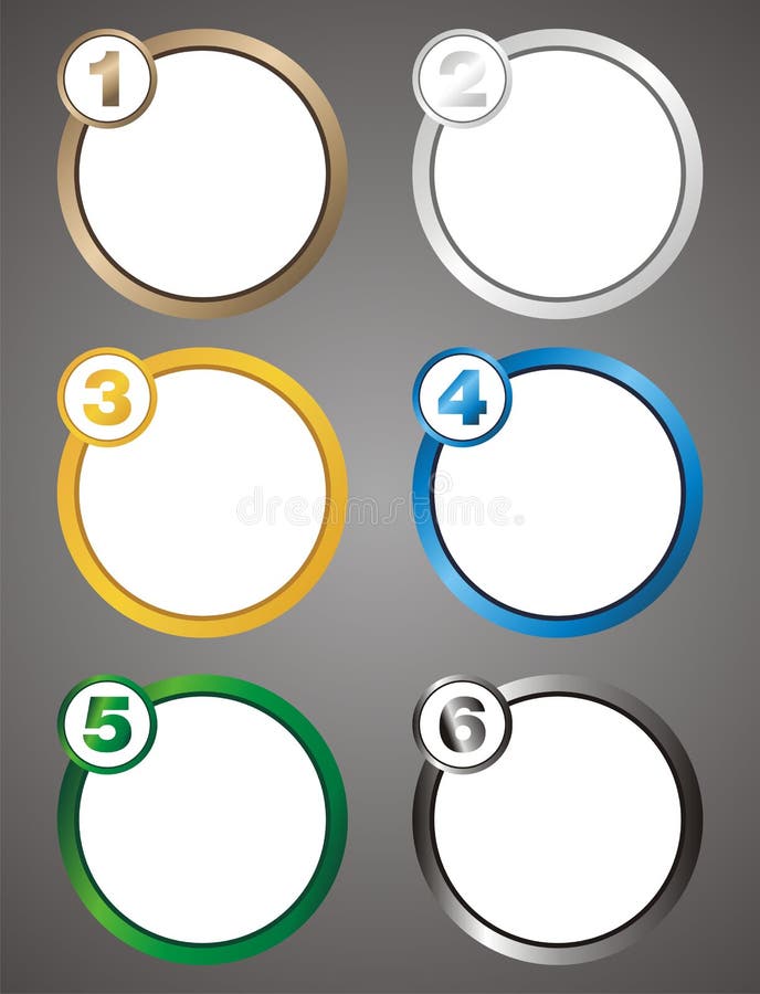Step Circle stock vector. Illustration of label, background - 34368802