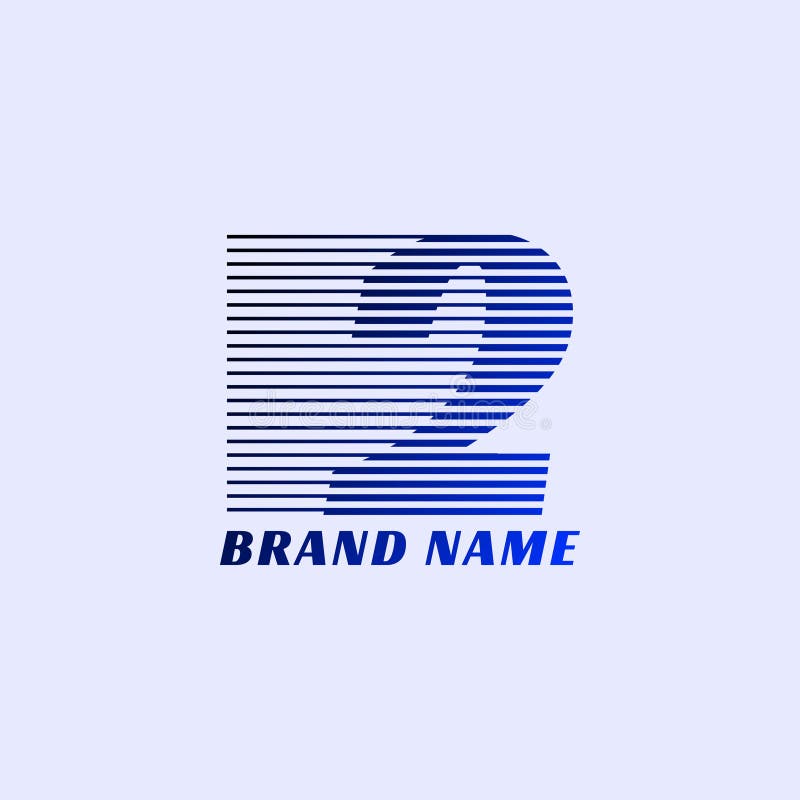 Number 2 Stripes Professional Logo Design Stock Vector - Illustration ...