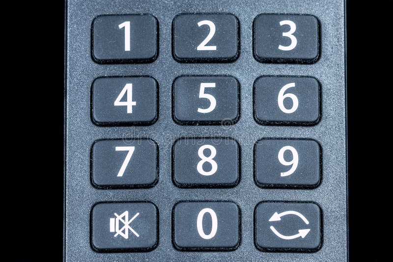Number Switch on the Remote Control Stock Photo - Image of clicker ...