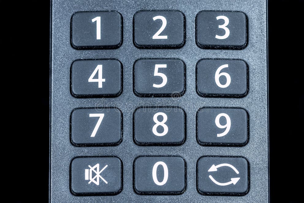 Number Switch on the Remote Control Stock Photo - Image of clicker ...