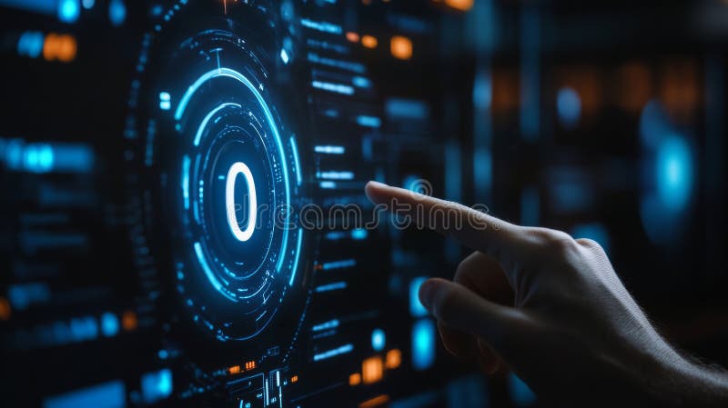 The Number Ten Point Zero is Displayed on a Digital Screen that a Hand ...