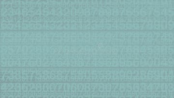 Number Text Pattern Texture Background Wallpaper Stock Illustration ...