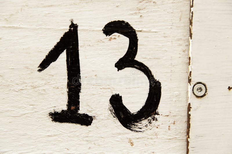 Number thirteen in wood stock photo. Image of cube, background - 91356634